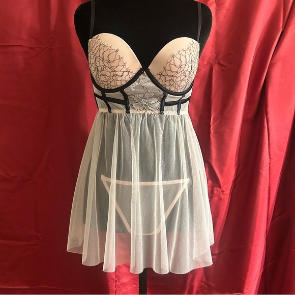 Victoria's Secret | Intimates & Sleepwear | Victorias Secret Black And ...